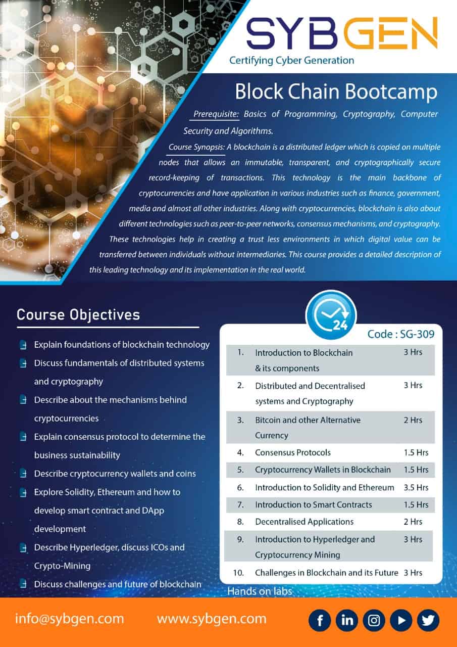 Blockchain Bootcamp - SYBGEN